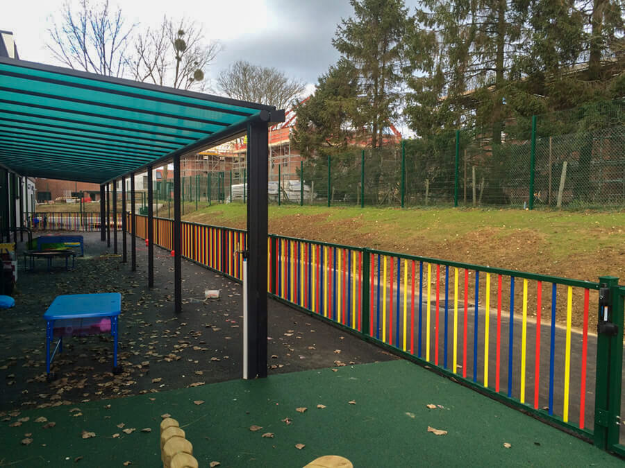 Wooden Playground Fencing | Playtime Fence | Jacksons Fencing