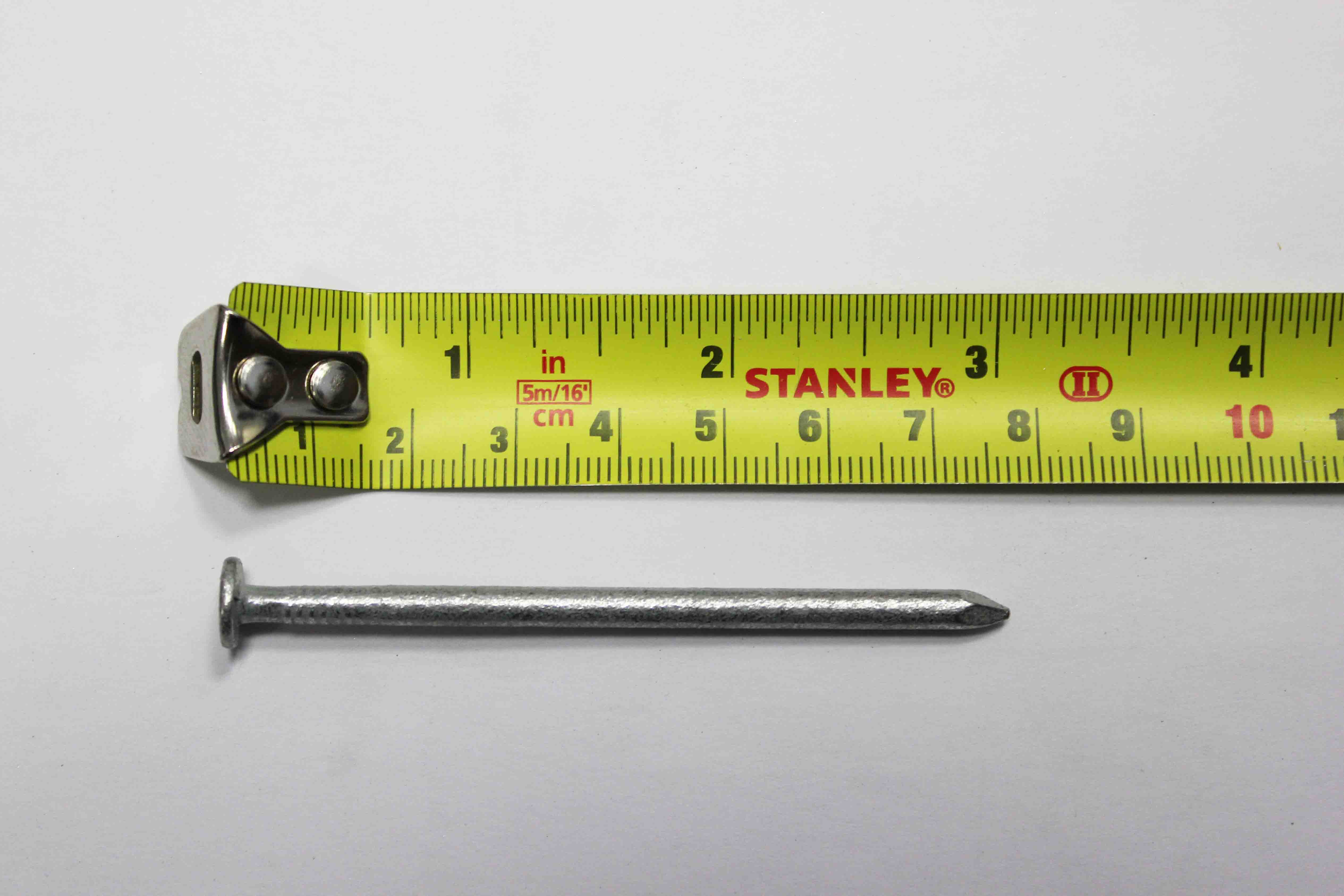 1kg Pack 75mm(3") Nails galvanised Round Wire 3.75mm Gauge | Jacksons ...