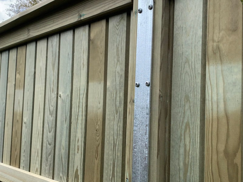 Mi-T® Metal Garden Fence Post Galv Finish | Jacksons Fencing