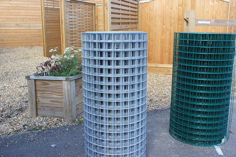 2.44m high Green PVC coated Welded Mesh | Jacksons Fencing