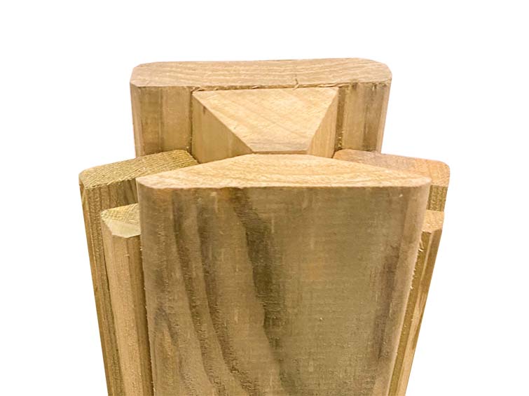 45 Degree Angled Slotted Fence Post | Jacksons Fencing