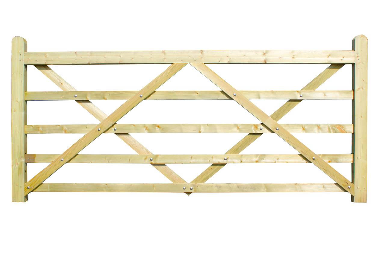 Wooden Field Gates | Timber Field Gates | Jacksons Fencing