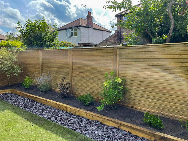 1.52m Horizontal Tongue & Groove Fence Panel | Jacksons Fencing