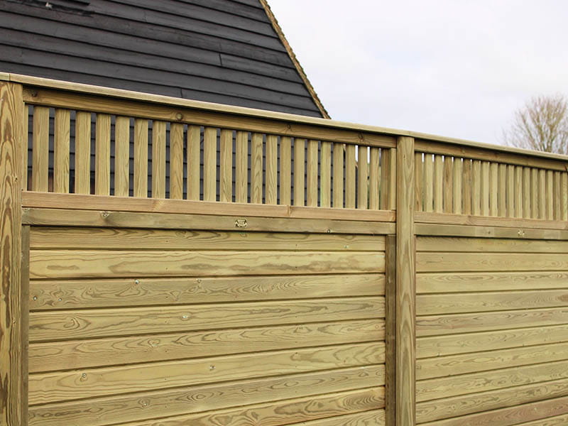 Roman Topper Fence Panels | Jacksons Fencing