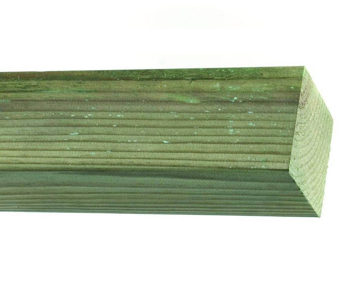 3.6m Long Birdsmouth Diamond Fence Rail | Jacksons Fencing