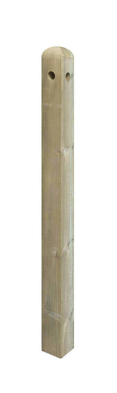 Silver Rail Corner Post | Jacksons Fencing