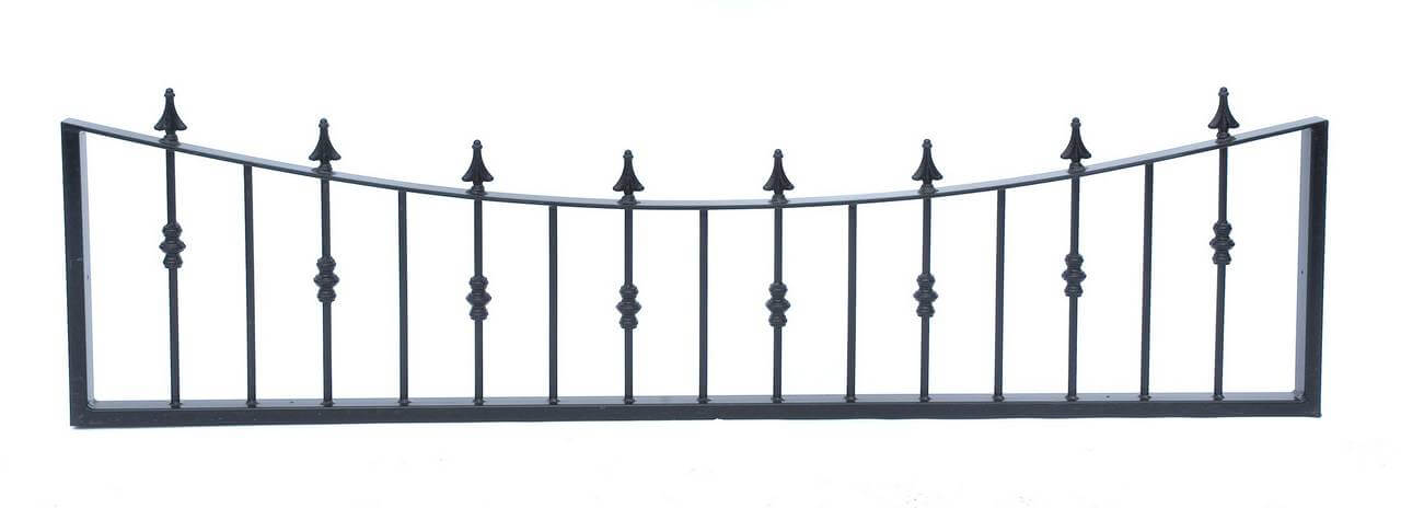 Concave Railing Topper Panel | Jacksons Fencing