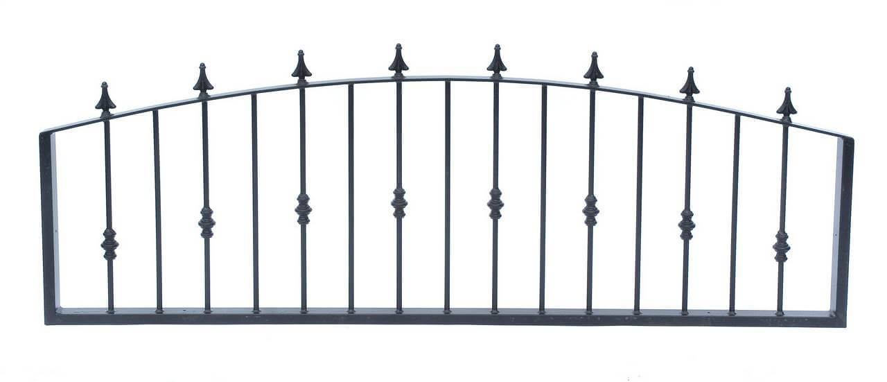 Convex Railing Topper Panel | Jacksons Fencing