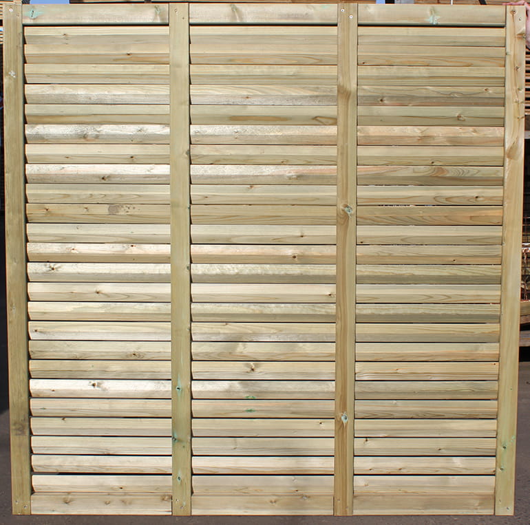 Louvre fence Panel 1.22m High | Jacksons Fencing