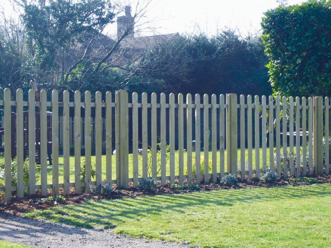 Palisade Rounded Pales Fence Panels | Jacksons Fencing