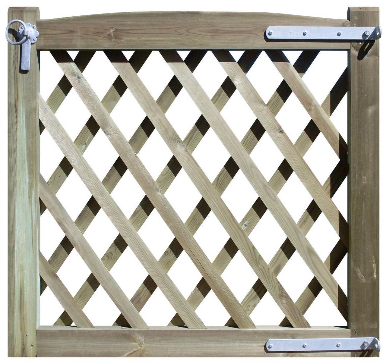 Left Hand Traditional Jaktop Garden Gate | Jacksons Fencing