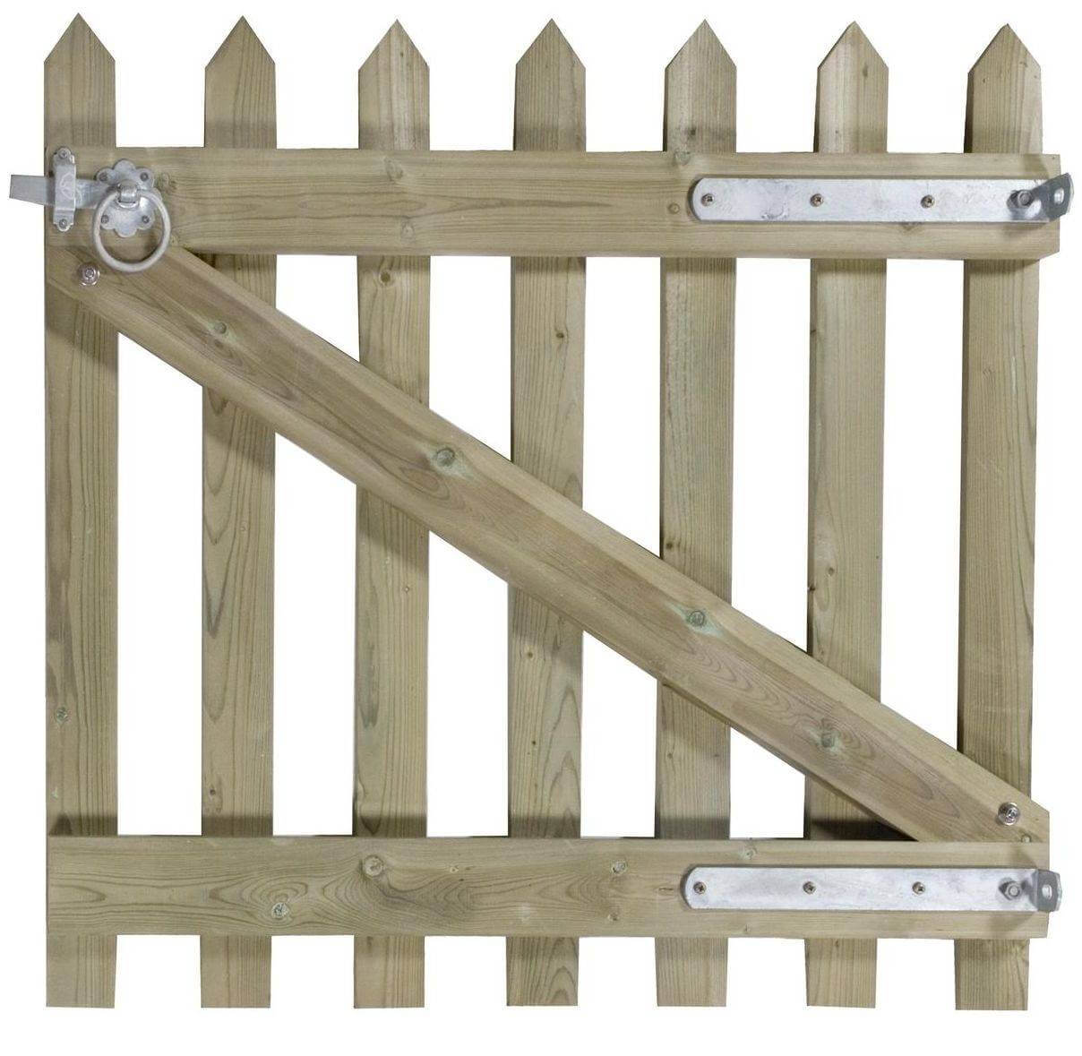 Left hand Small Palisade Garden Gate | Jacksons Fencing