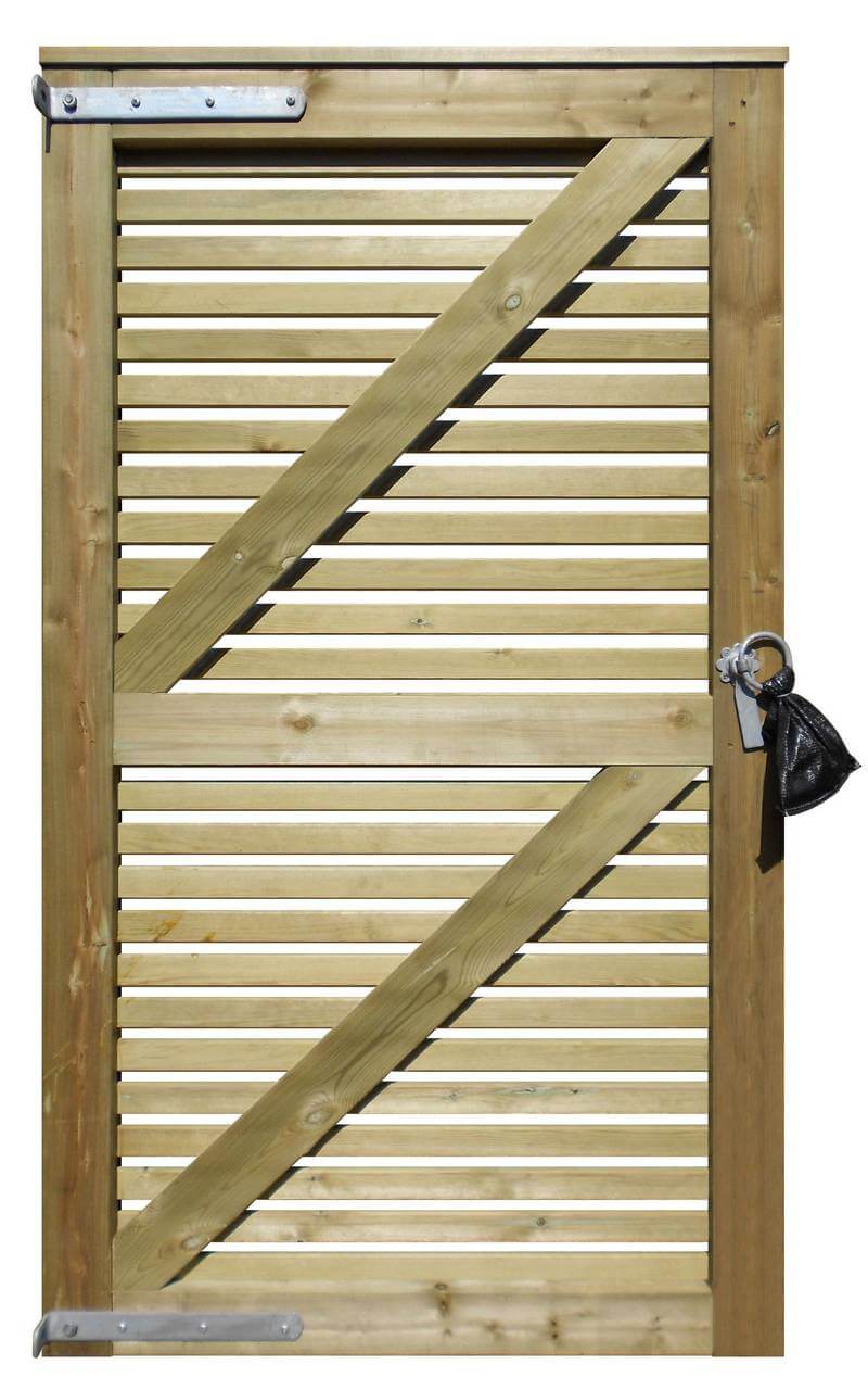 Venetian Garden Gate 1.78m H x 1.0m W LH | Jacksons Fencing