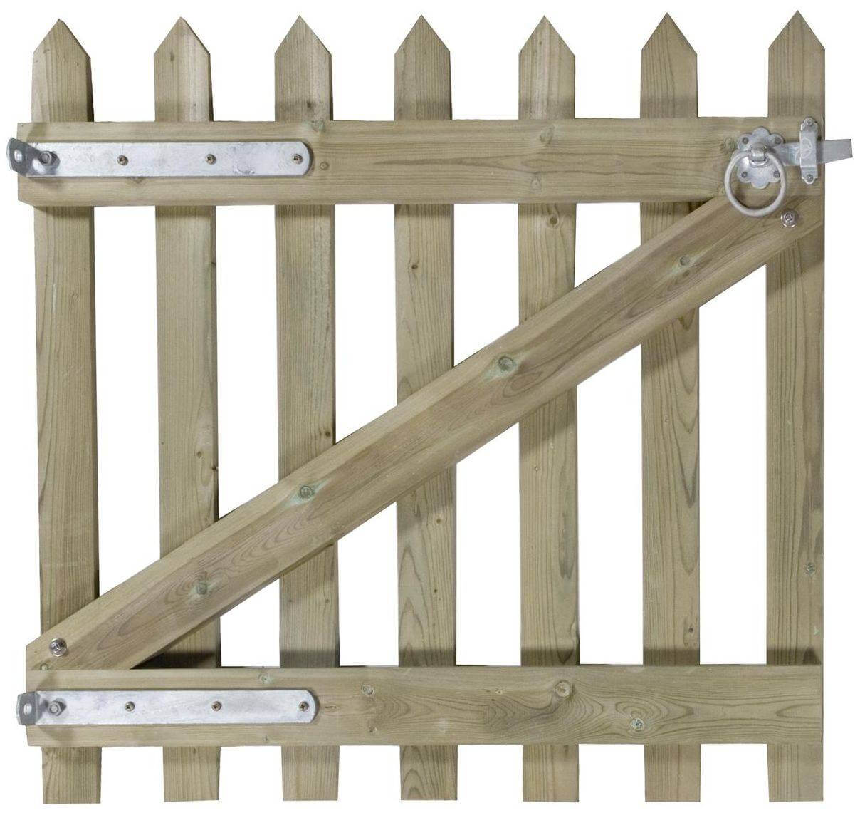 0.95m Pointed Palisade Garden Gate | Jacksons Fencing