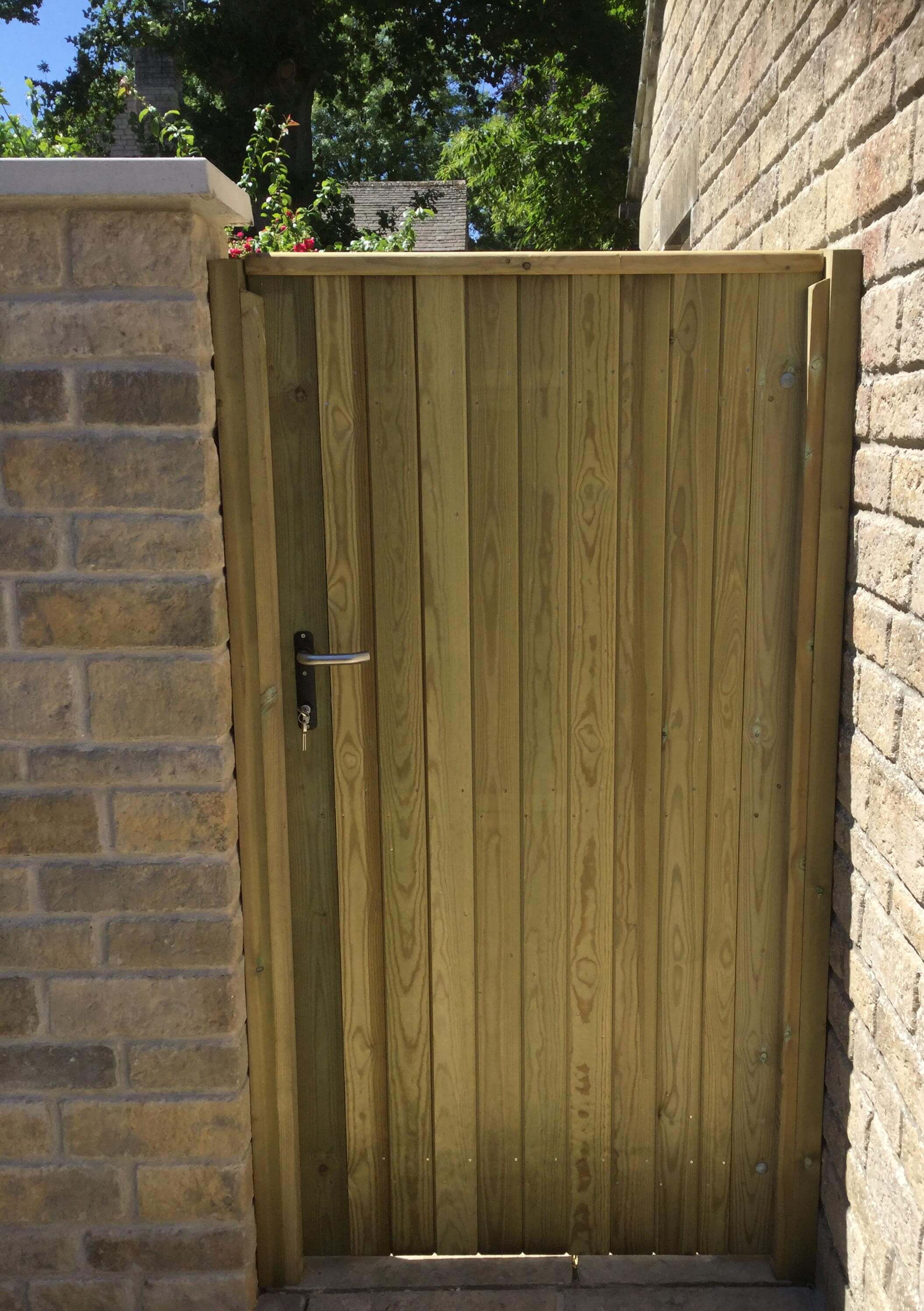 Brook Flat Top Tall Wooden Gate | Jacksons Fencing