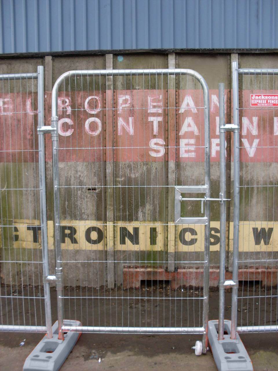 Temporary Site Security Pedestrian Gate | Jacksons Fencing